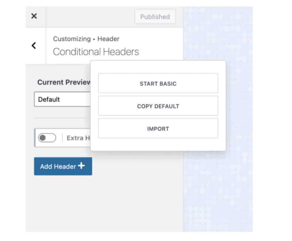 Kadence Conditional Headers - Unterschiedliche Header erstellen